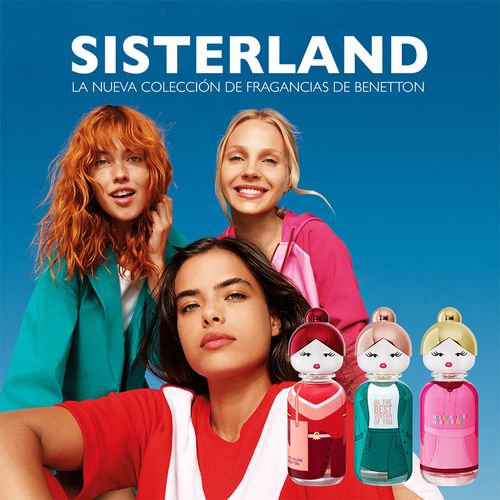 Red Rose Sisterland United Colors of Benetton Eau de Toilette - ShopLuxo